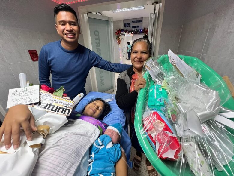Elian José es el primer bebé nacido en Maturín este 2025